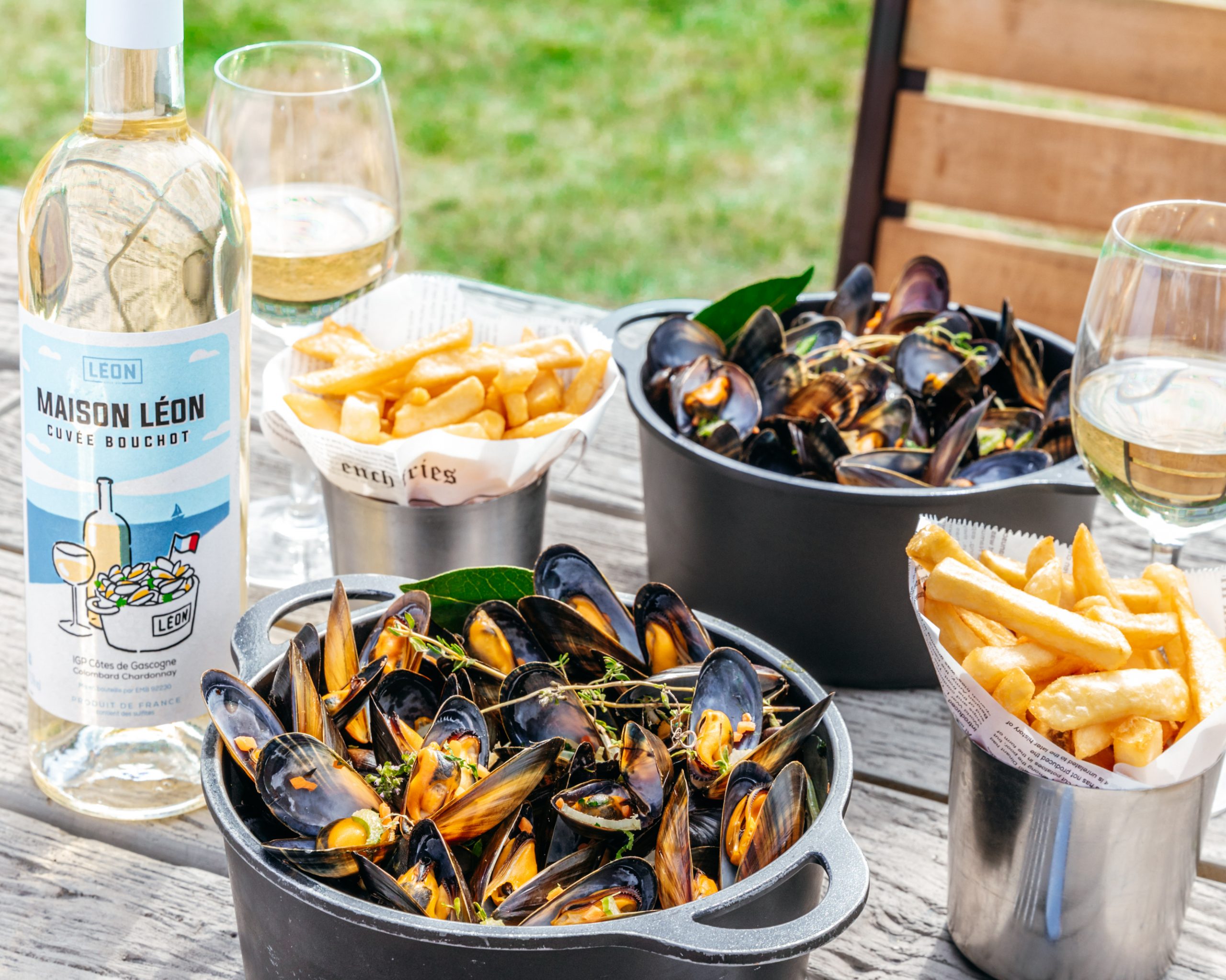 Les moules de bouchot chez Léon - Groupe Bertrand